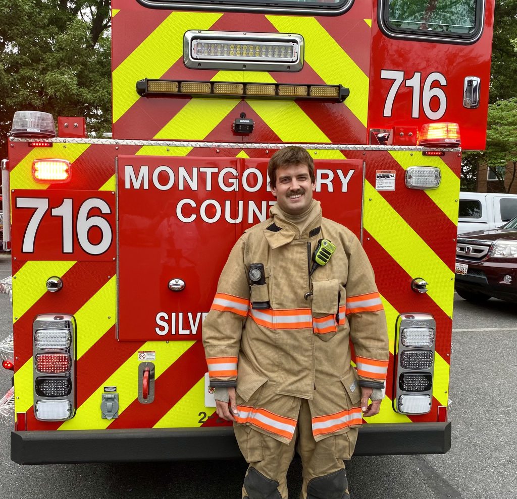 Nick Newman Promoted to Master Firefighter - Silver Spring Fire Department